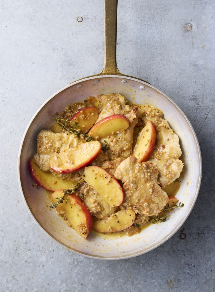 Pan-fried Pork Fillet with Apples and Mustard » Dish Magazine