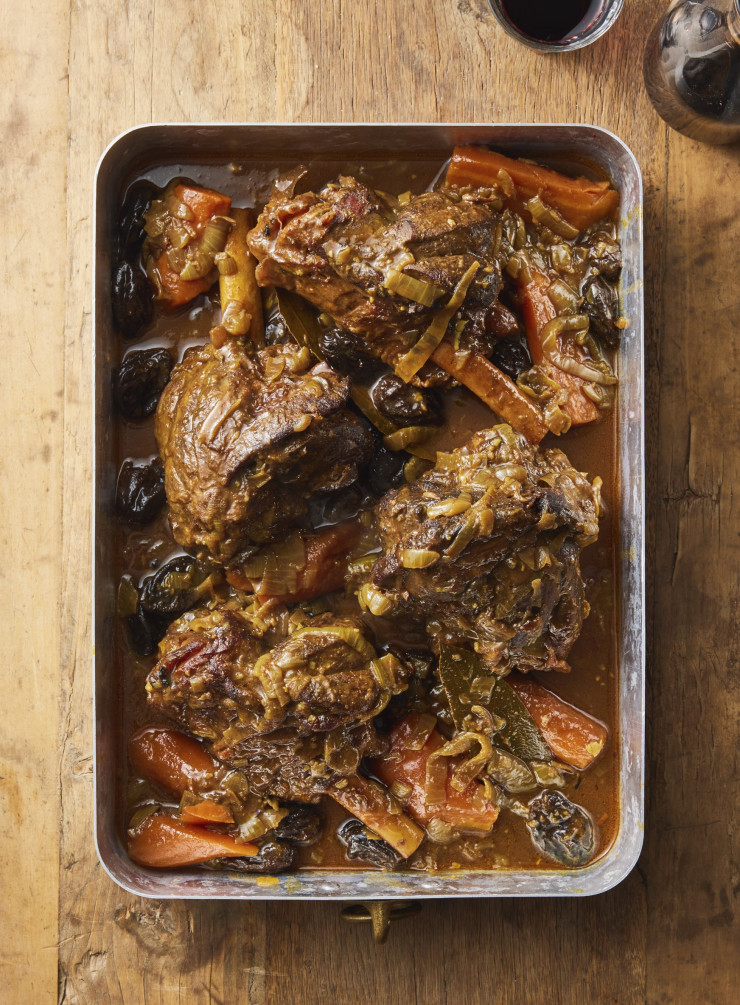Aromatic Red Wine Braised Lamb Shanks » Dish Magazine