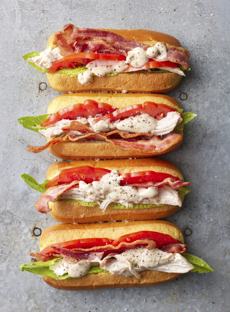 Chicken and Crispy Bacon Caesar Rolls » Dish Magazine