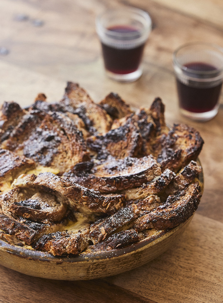 Grainy Figgy Bread and Butter Pudding » Dish Magazine