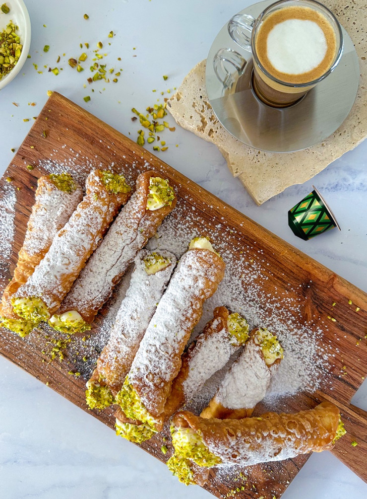 Polly Markus’ Zesty Ricotta and Pistachio Cannoli, inspired by ...