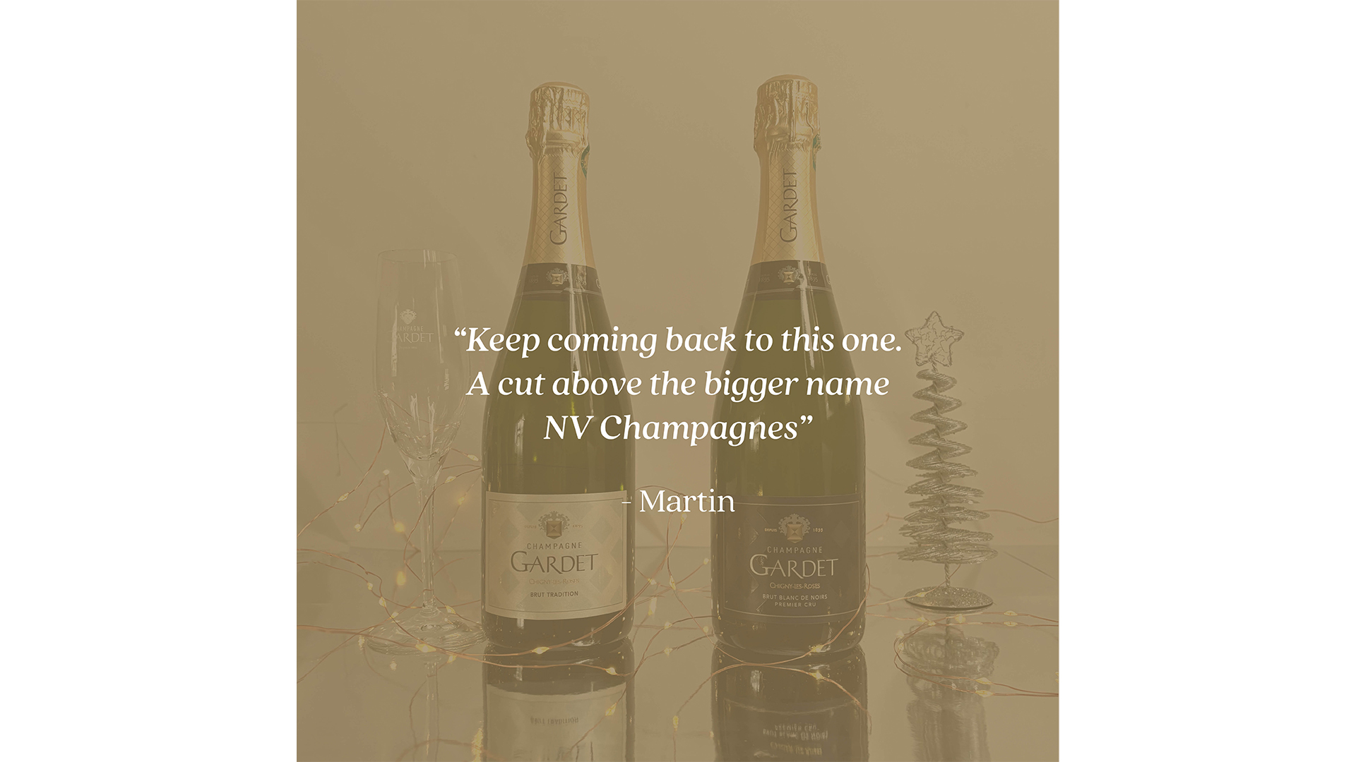 Drink Smarter this Christmas. Drink Champagne Gardet. » Dish Magazine
