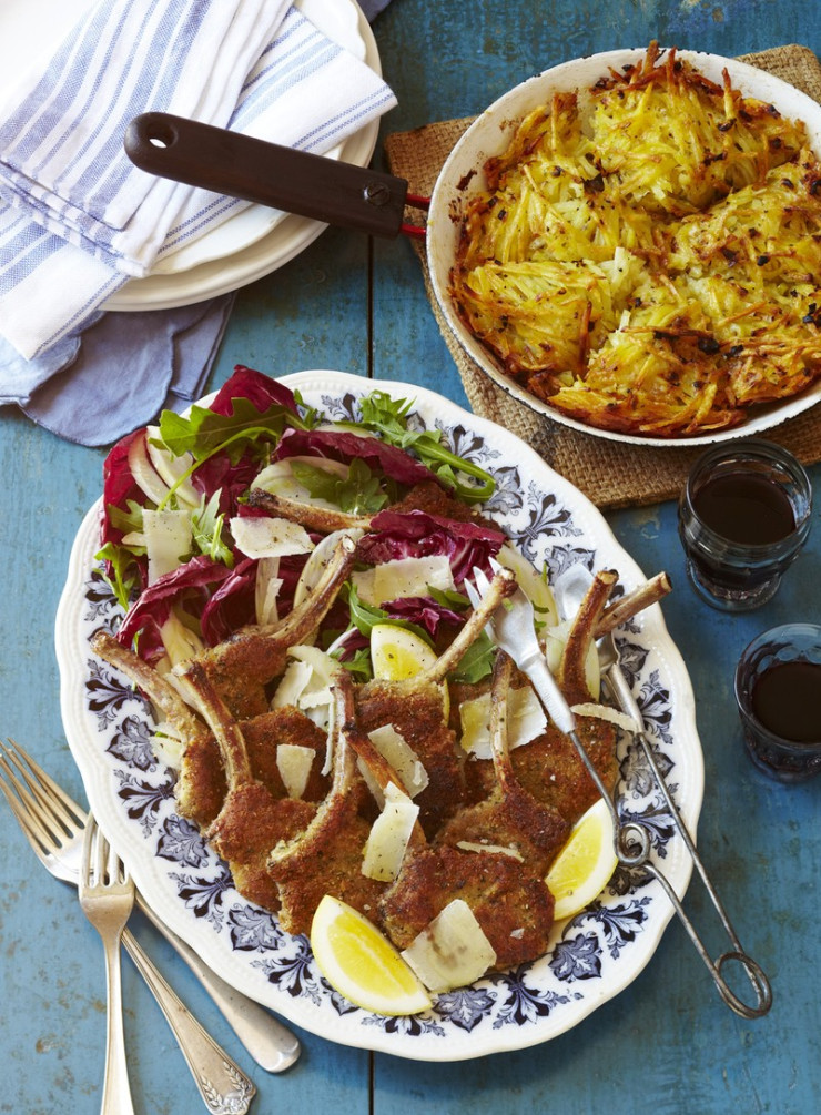 Lemon and Oregano Crumbed Lamb Cutlets » Dish Magazine