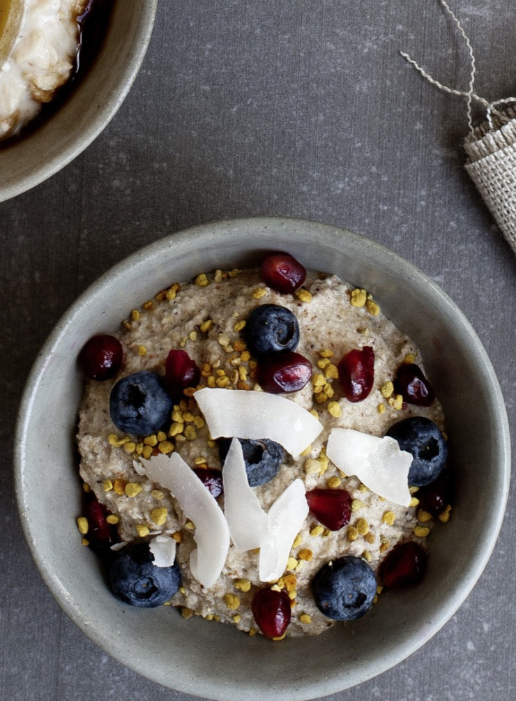 Buckwheat Bircher with Berries and Bee Pollen » Dish Magazine