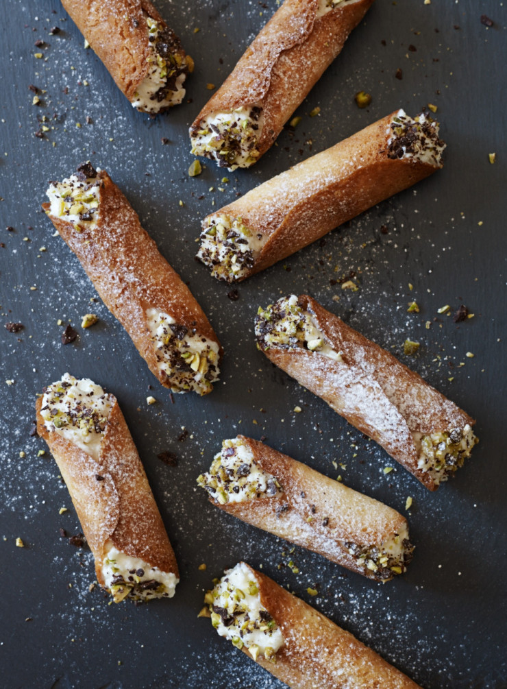 Baked Cannoli with Whipped Ricotta, Chocolate and Pistachios » Dish ...