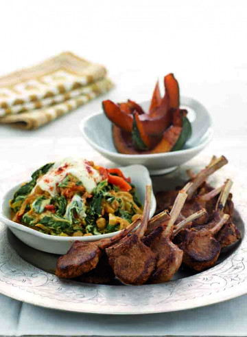 Indian Spiced Lamb Cutlets with White Bean Purée » Dish Magazine