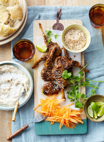 Panfried Lamb Cutlets with Lemon and Basil Salsa » Dish Magazine