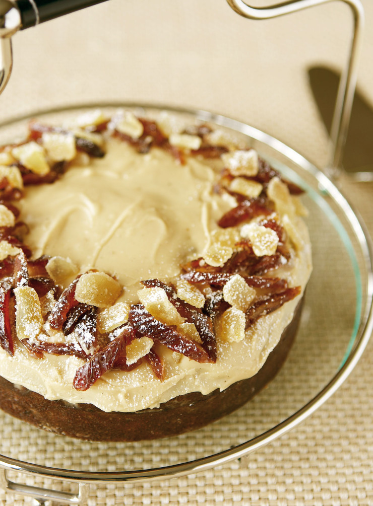 Sticky Toffee Ginger Cake with Caramel Icing » Dish Magazine
