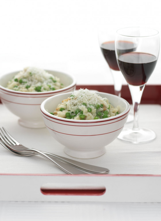Lemon Risotto with Pea and Rocket Purée | dish » Dish Magazine