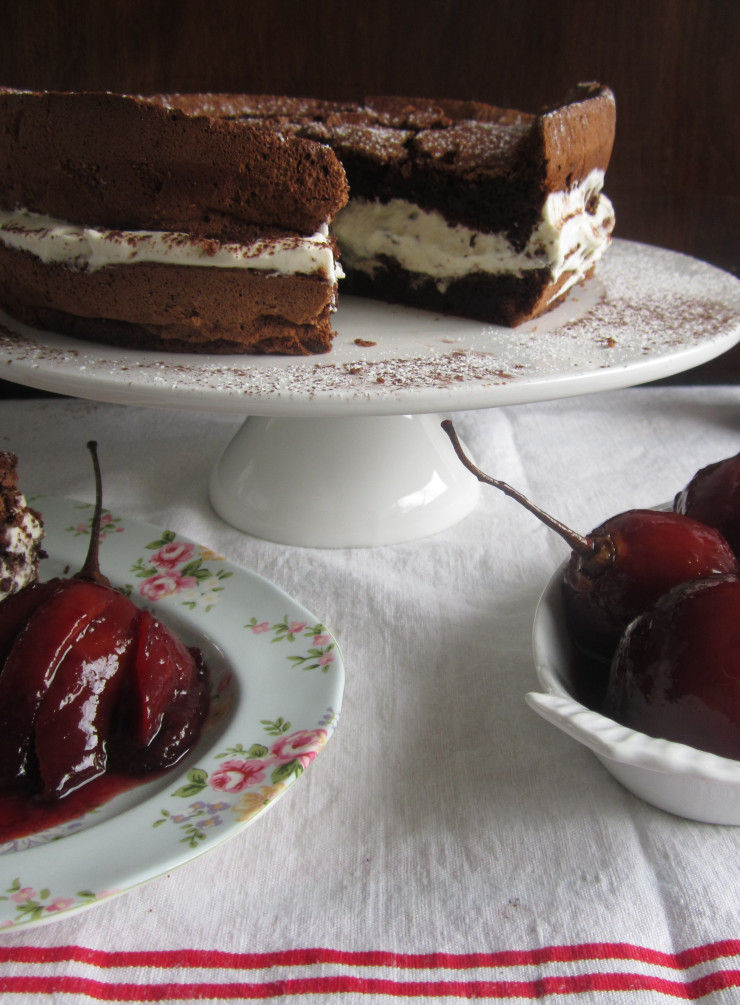 Flourless Chocolate Torte with Poached Tamarillos » Dish Magazine