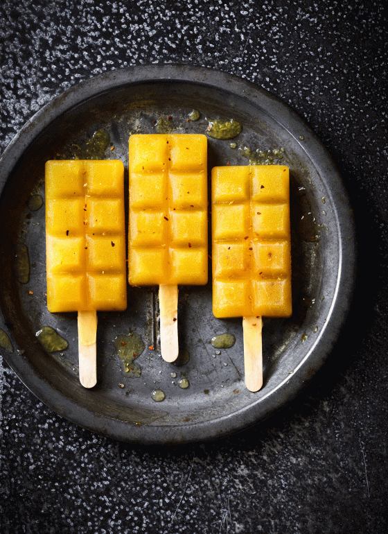 Mango Tart with Sweet Red Chilli Syrup » Dish Magazine