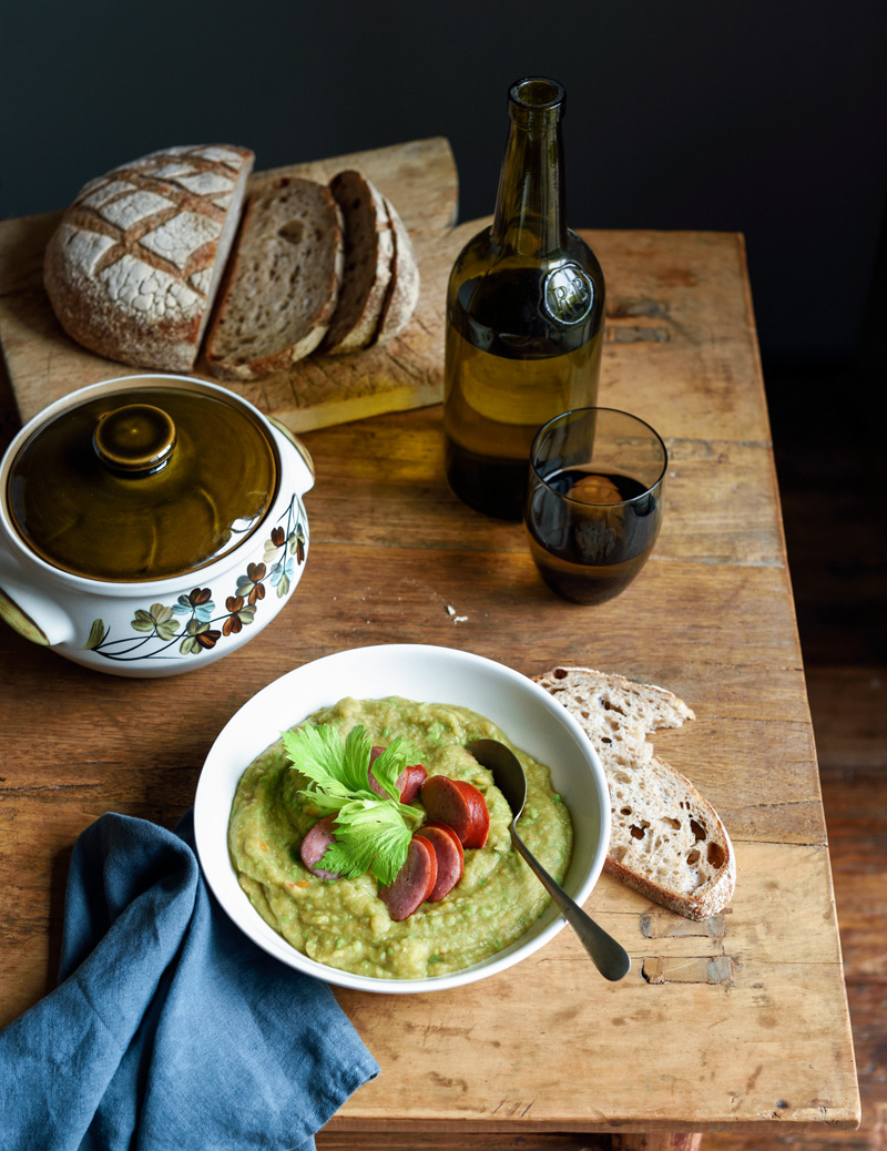 Erwtensoep (Dutch Split Pea Soup with Sausage) » Dish Magazine